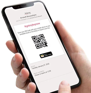 Mobile hotel check-in & out