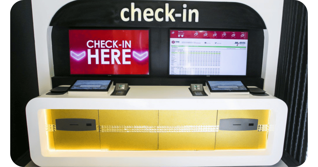 How Signage helps self-check-in?